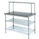 Eagle Group T2460EBW-2 Commercial Work Table System 24" x 60" x 63" w ...