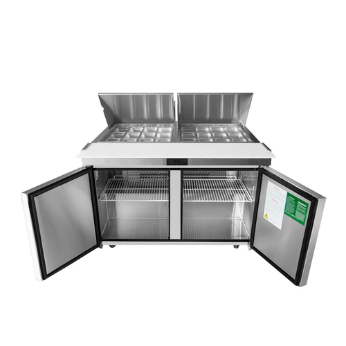 Atosa MSF8307GR 60" Double Door Sandwich/Salad Mega Top Prep Table
