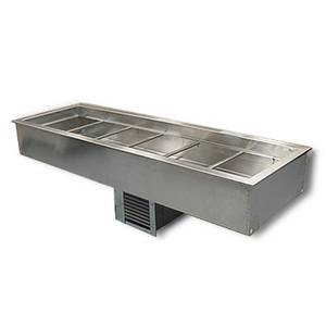McCall DR-4 McCall 4 Pan Cold Food Drop In Buffet Serving Unit