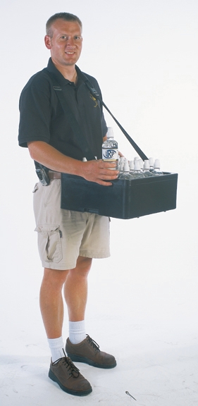 Iowa Rotocast Plastics IRP-754 Portable Can & Bottled Beverage Hawker ...