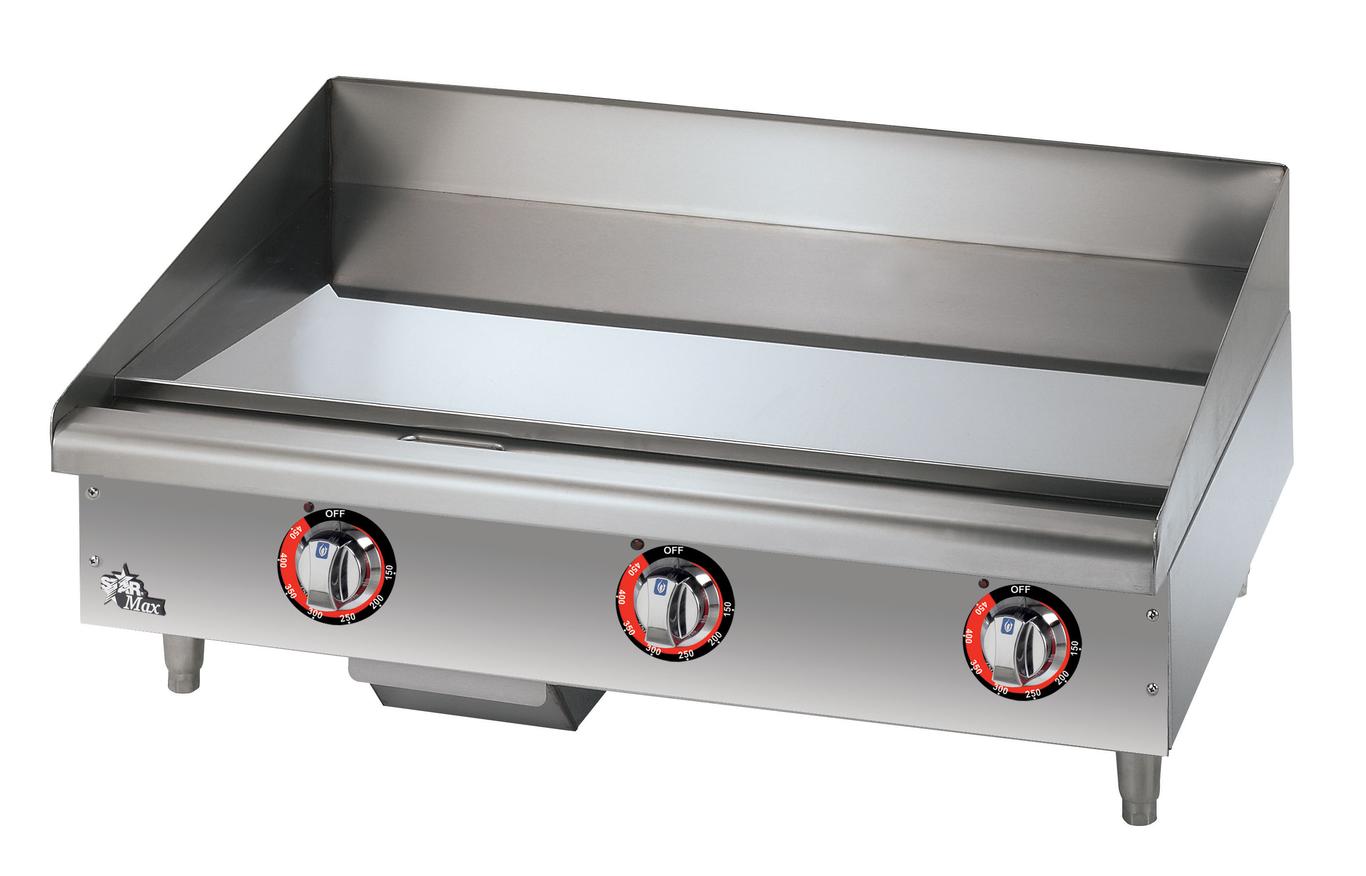 Star 536CHSF Star-Max Countertop 36in Chrome Electric Griddle