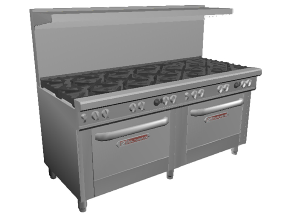 Southbend 4721AA Ultimate Series 72" Range w/ 2 Convection Ovens & 12 ...