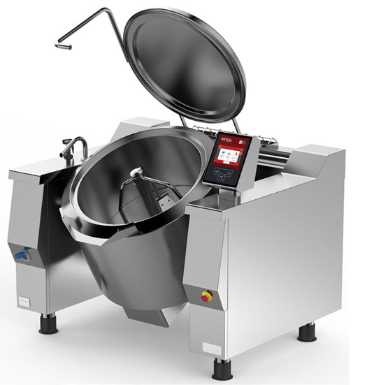 FireX UCBTE024CV1 Cucimix 24 Gallon Electric Tilting Skillet Braising Pan