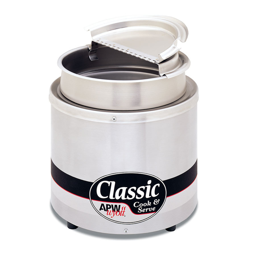 APW Wyott RW-2V-SP 11 Qt Round Insulated Soup Warmer w/ Inset, Cover ...