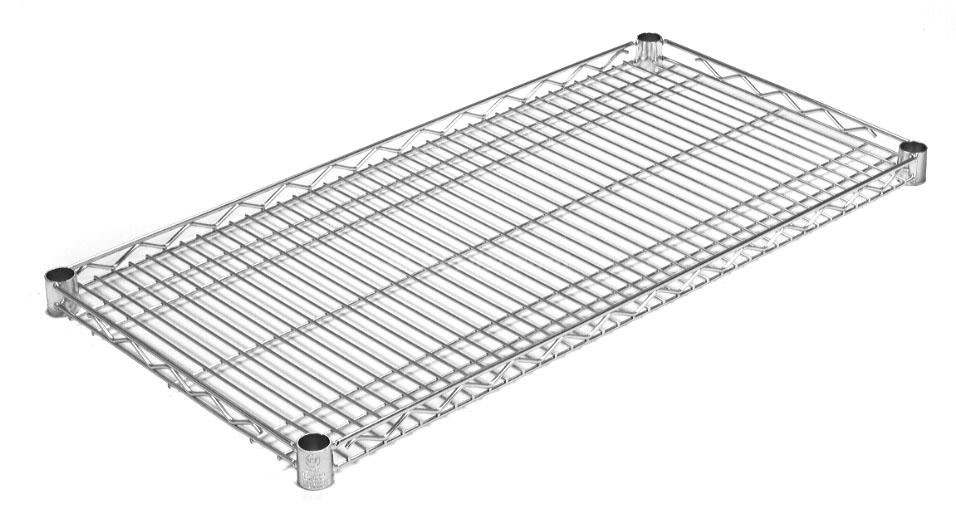 Titan Wire Shelving 2472C 24 x 72 Chrome Wire Shelf | ACityDiscount