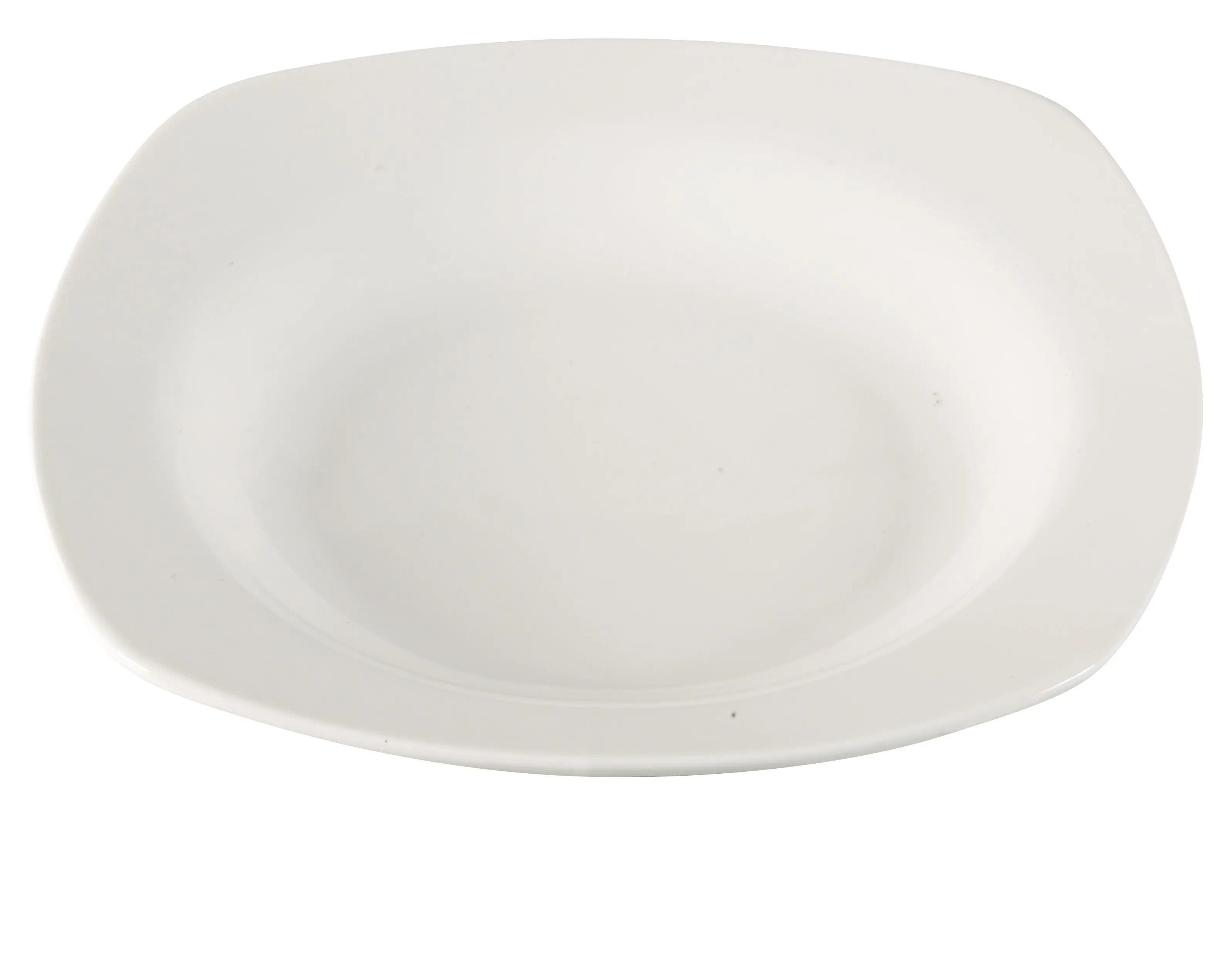 Yanco China AC-511 Abco Super White Porcelain 26 oz. Square Pasta Bowl ...