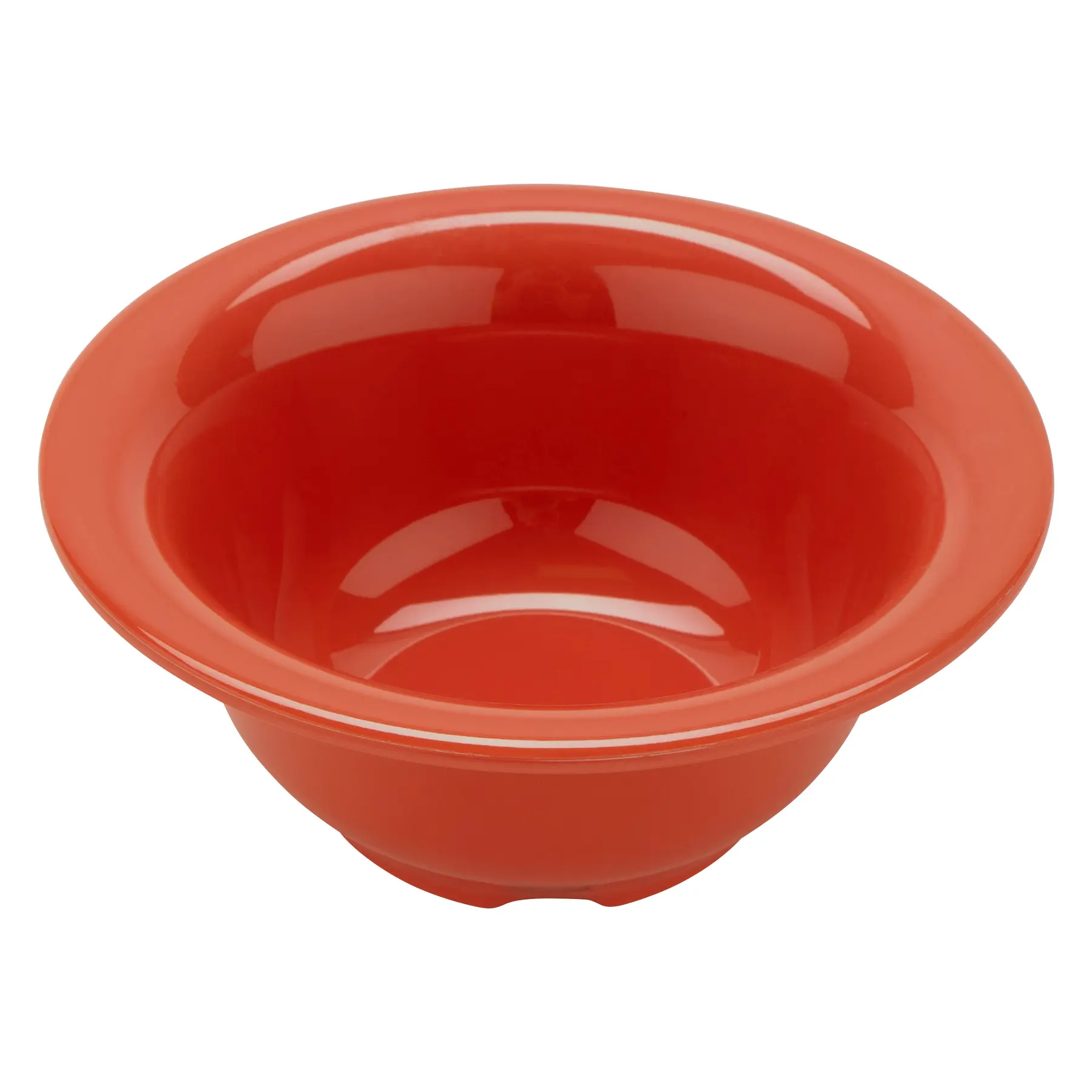 GET B-105-RO Diamond Rio Orange Melamine 10 oz. Mardi Gras Bowl - 4 Doz