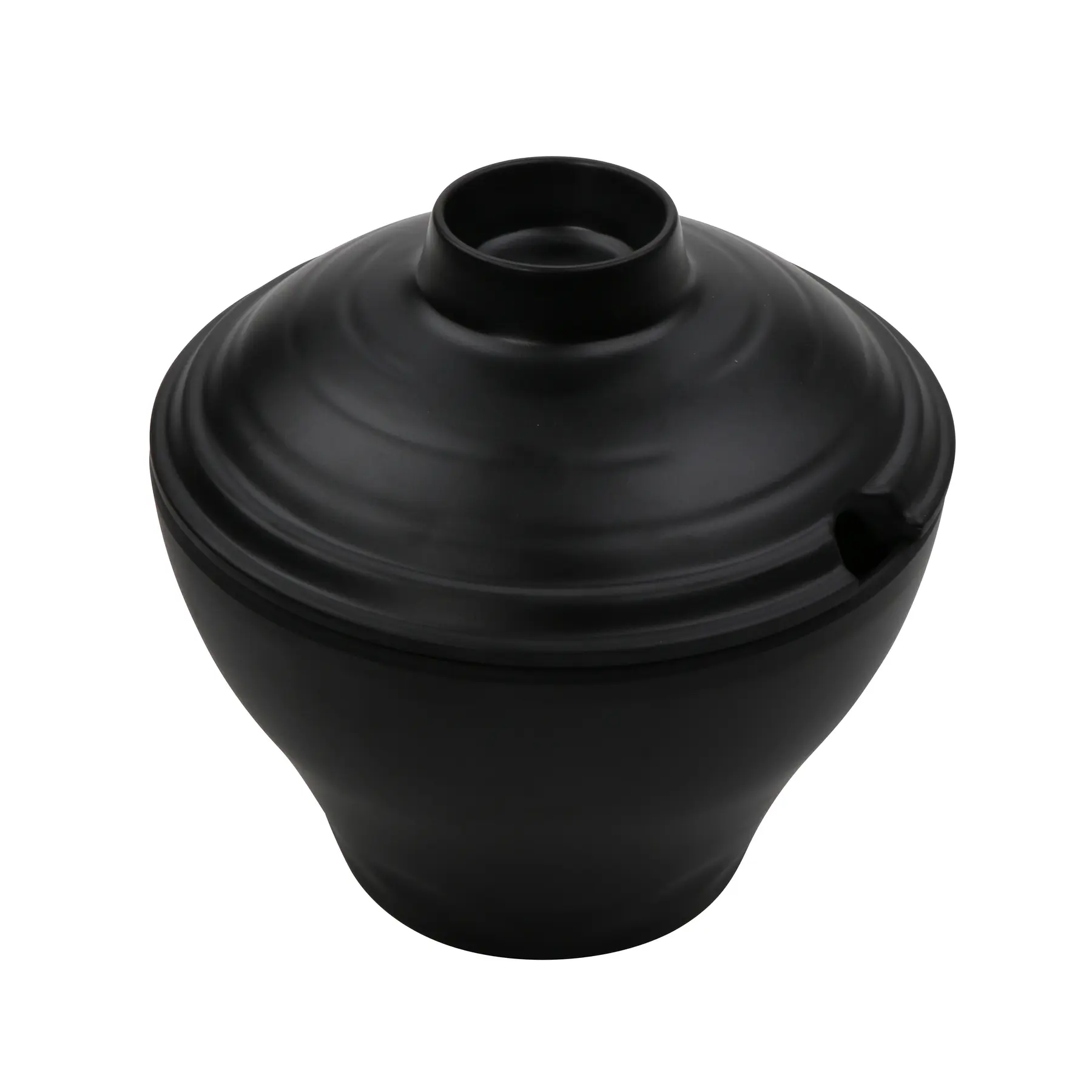 GET B-400-BK Nara Black Melamine 32 oz. Ramen Bowl - 1 Doz