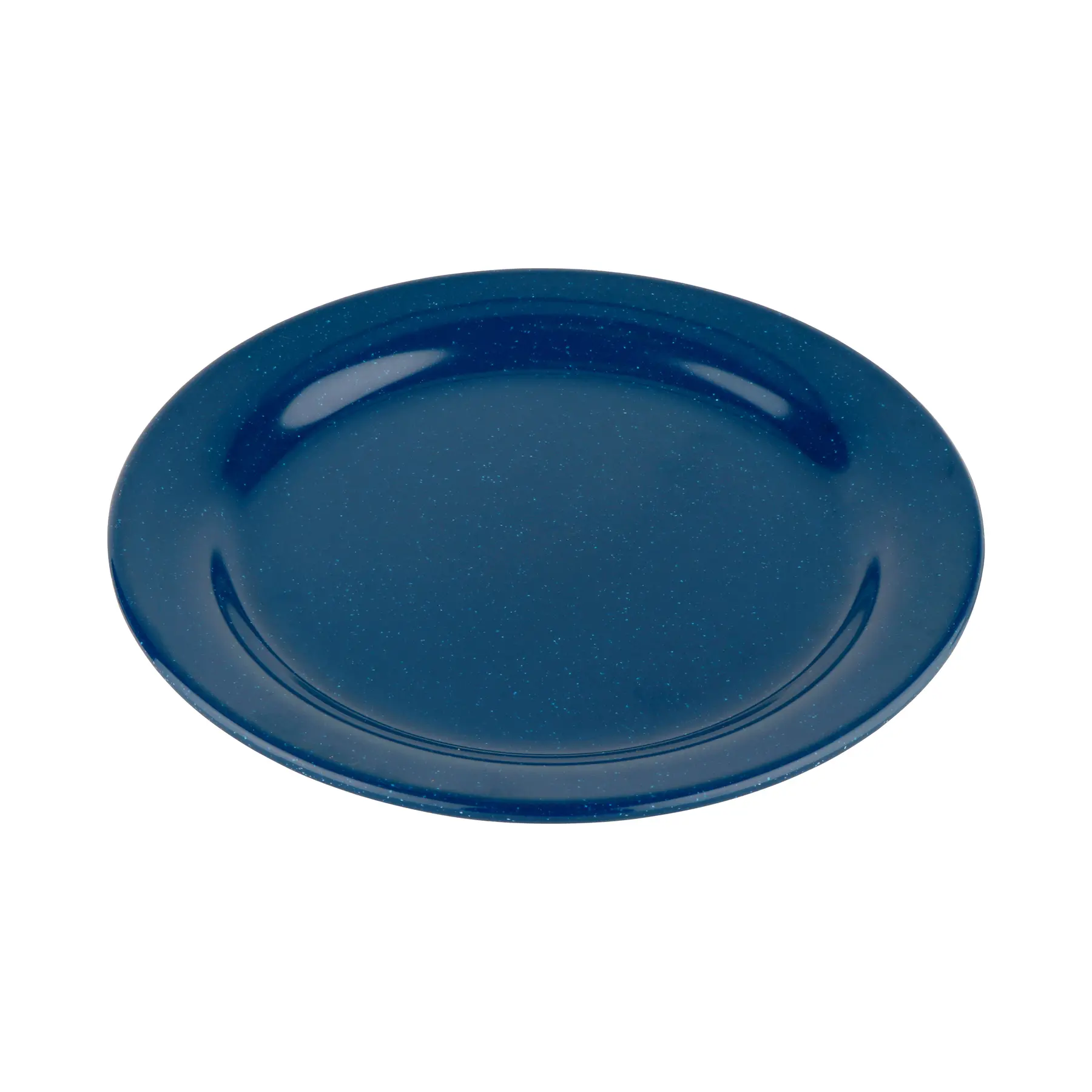G.E.T. BF-010-TB Texas Blue Melamine 10" dia. Break-Resistant Plate - 1 Doz