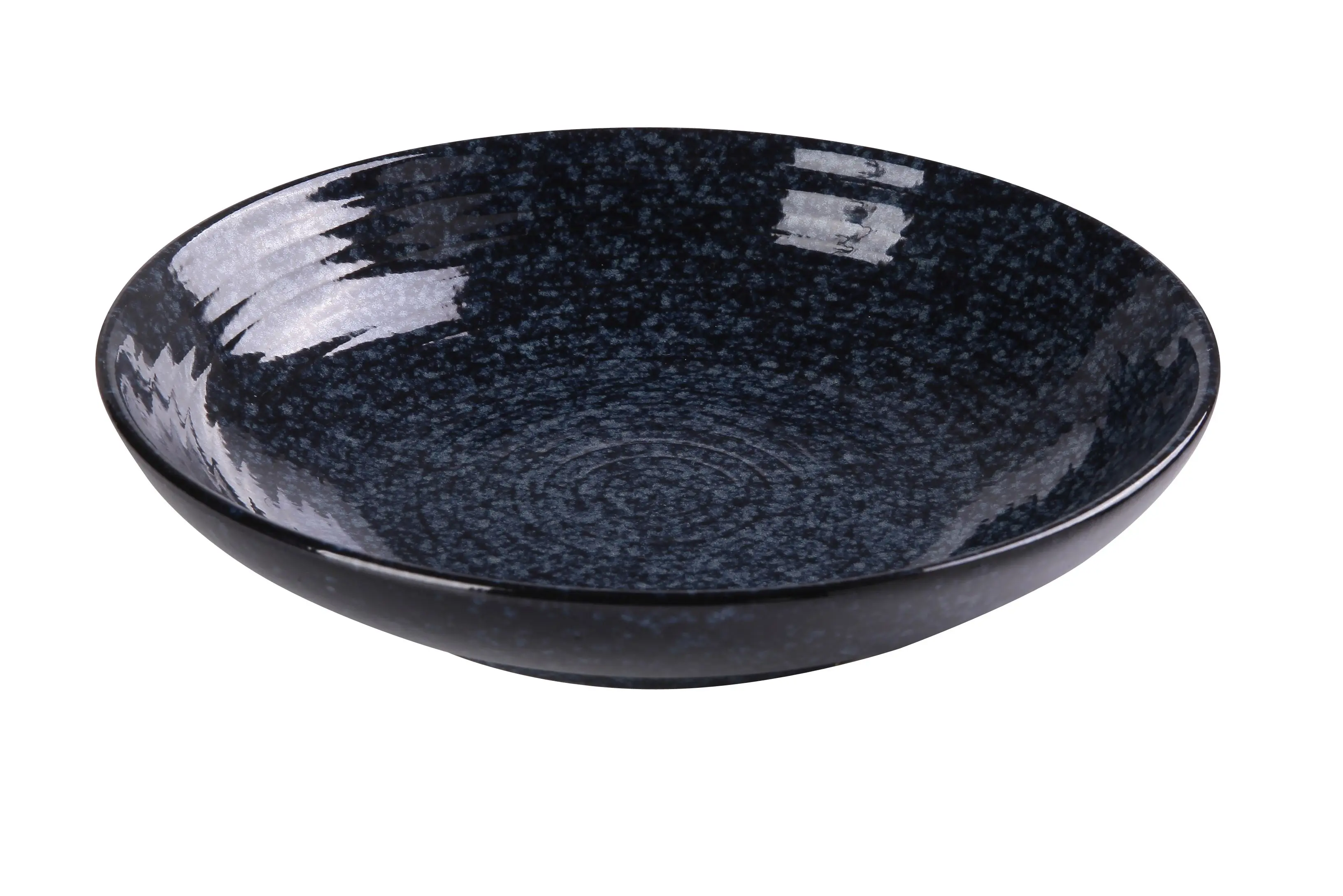 Yanco China BL-609 Blue Star Glazed Porcelain 28 oz. Soup Bowl - 1 Doz