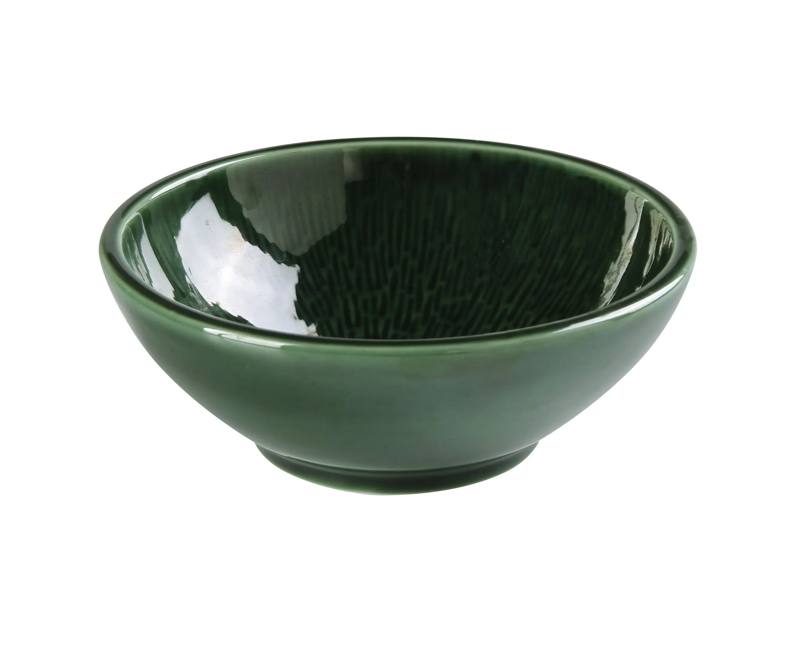 Yanco China GG-806 Green Gem Porcelain 14 oz. 6.1" dia. Deep Nappie ...