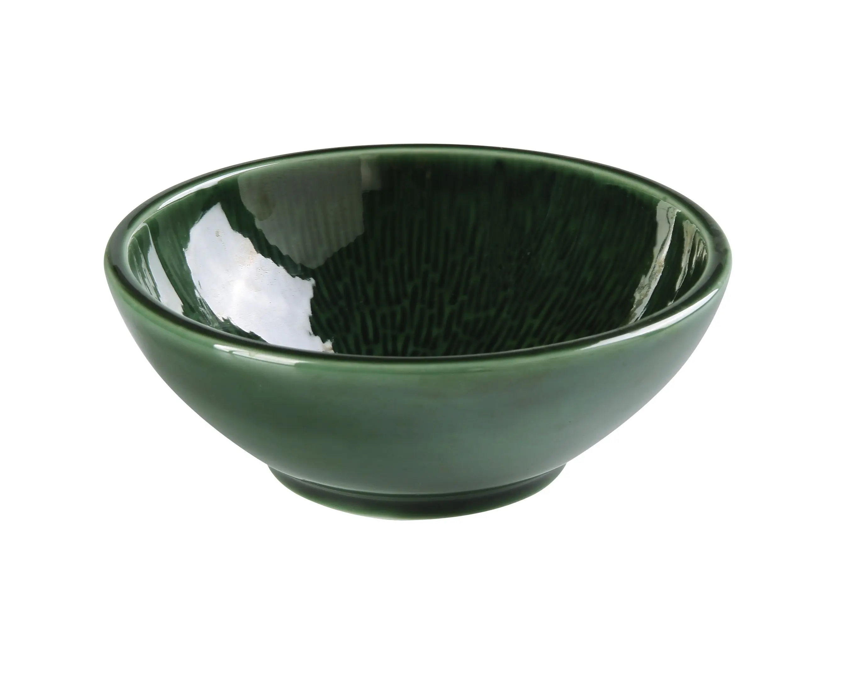 Yanco China GG-808 Green Gem Porcelain 32 oz. Deep Noodle Bowl - 1 Doz