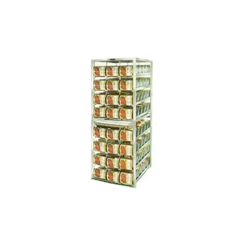 Lakeside 478 Stainless Steel Stationary Can Storage & Dispensing Rack