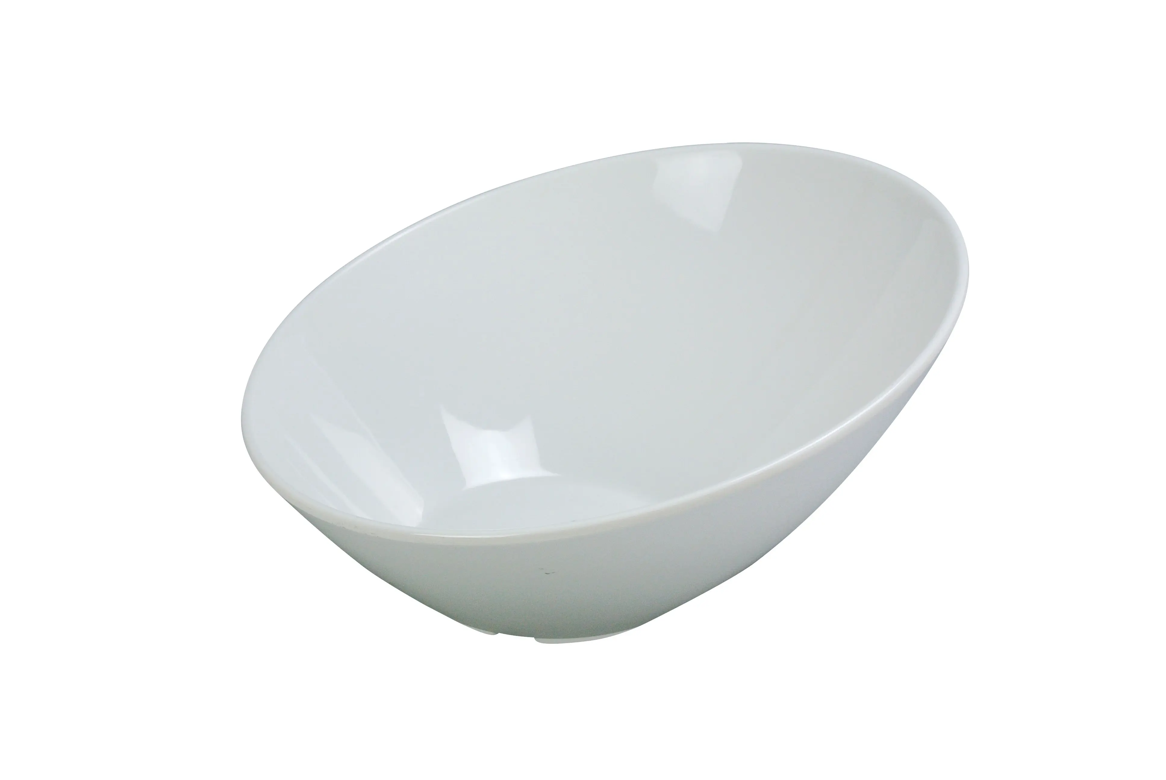 Yanco China MD-304 Milando White Melamine 3.5 oz. 4" Sheer Bowl - 6 Doz