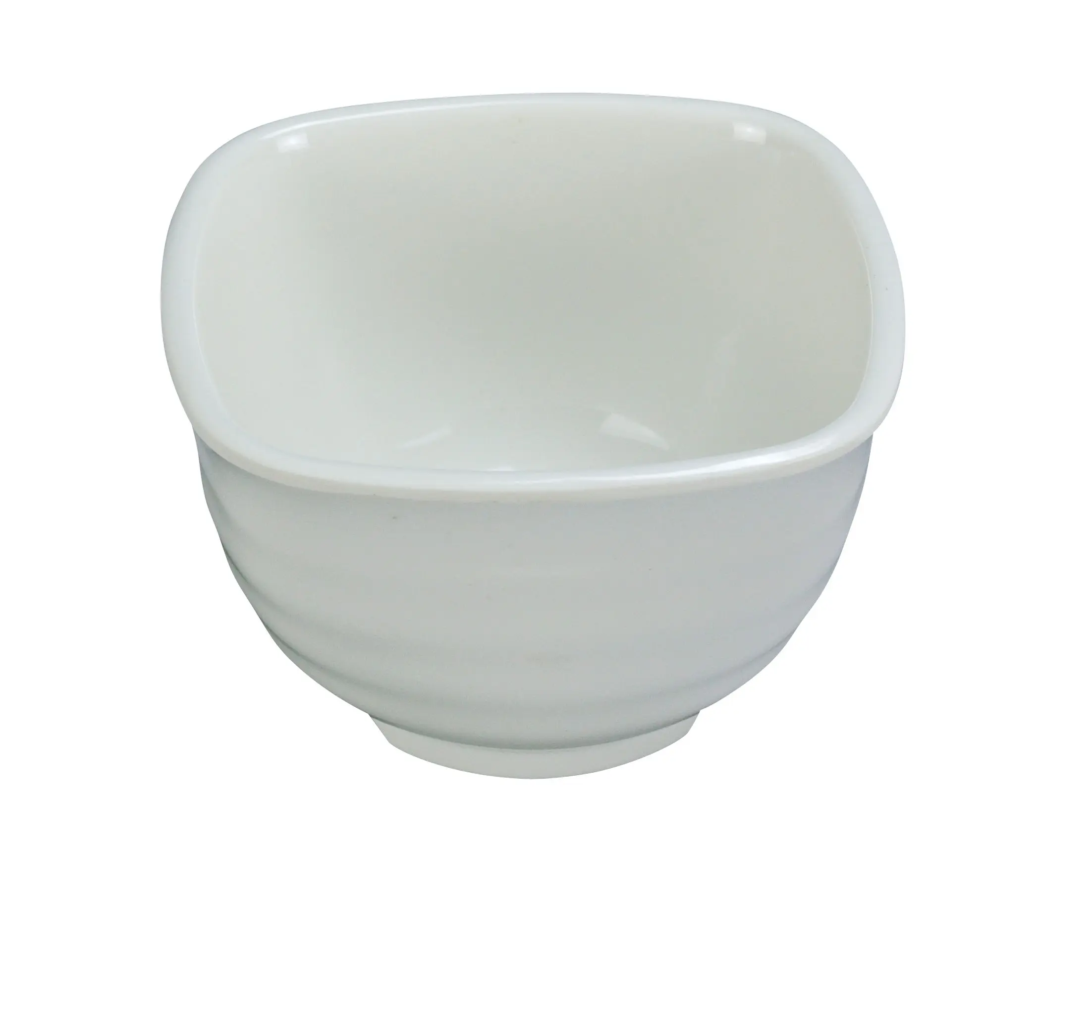Yanco China MD-705 Milando White Melamine 16 oz. 5" x 5" Square Bowl ...