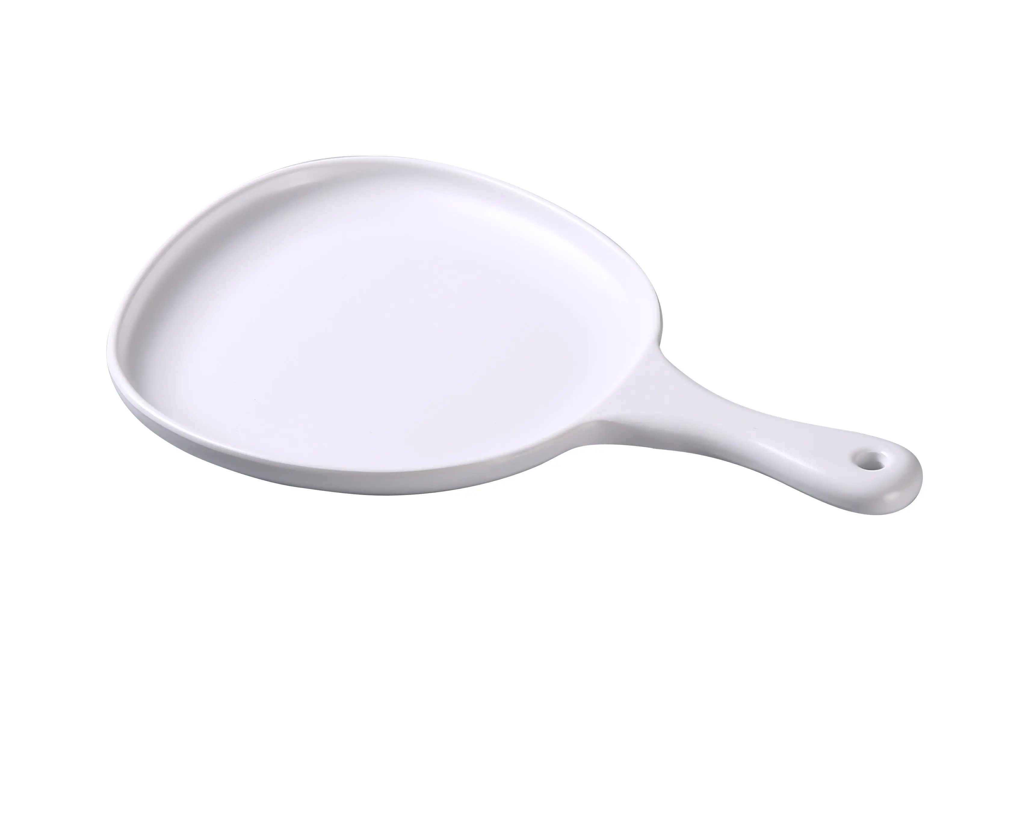 Yanco China MO-811 Moderne Matte White Melamine 14"x 10" Pan Plate w ...