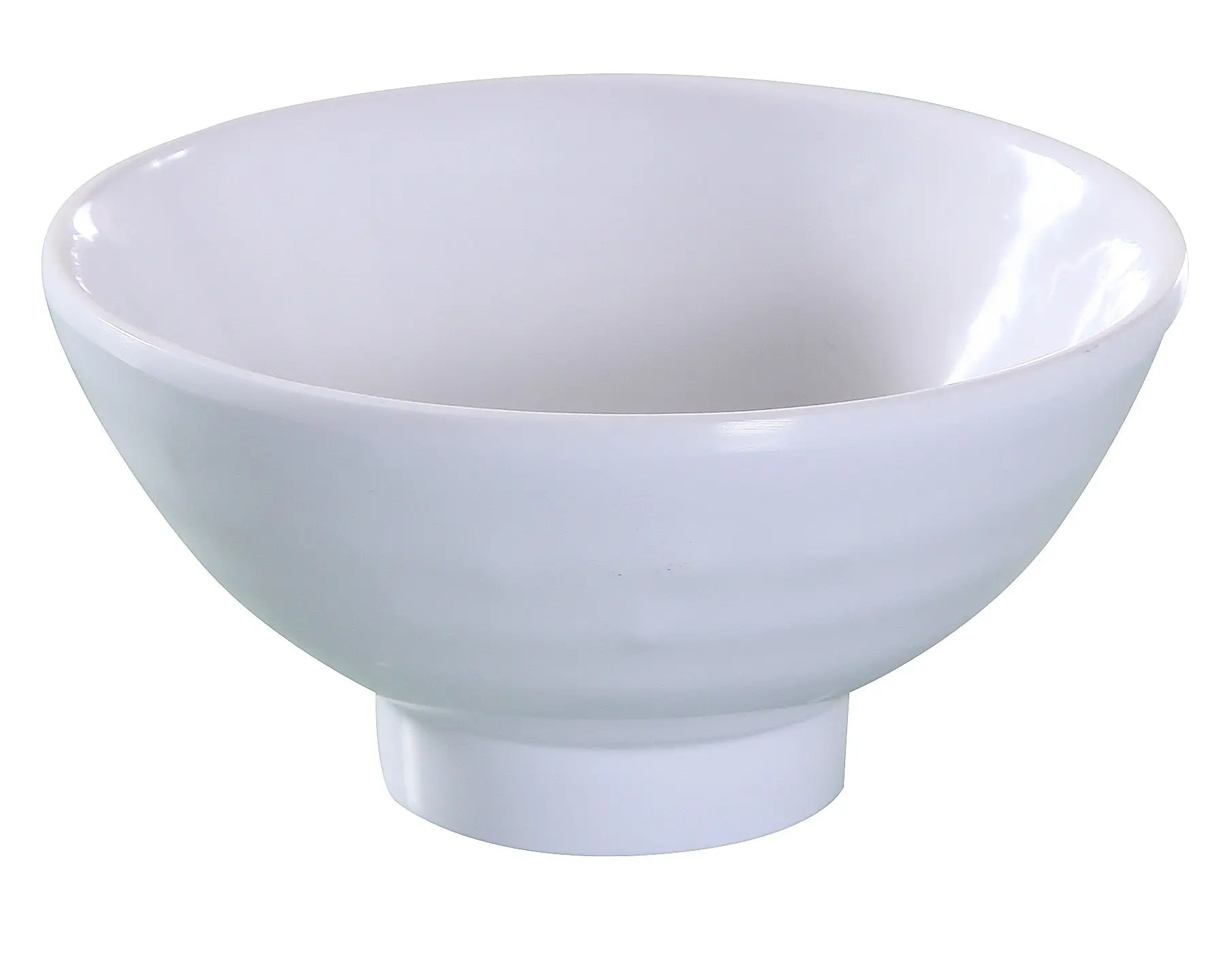 Yanco China OK-5705 Osaka White Melamine 10 oz. 4.75" dia. Rice Bowl ...