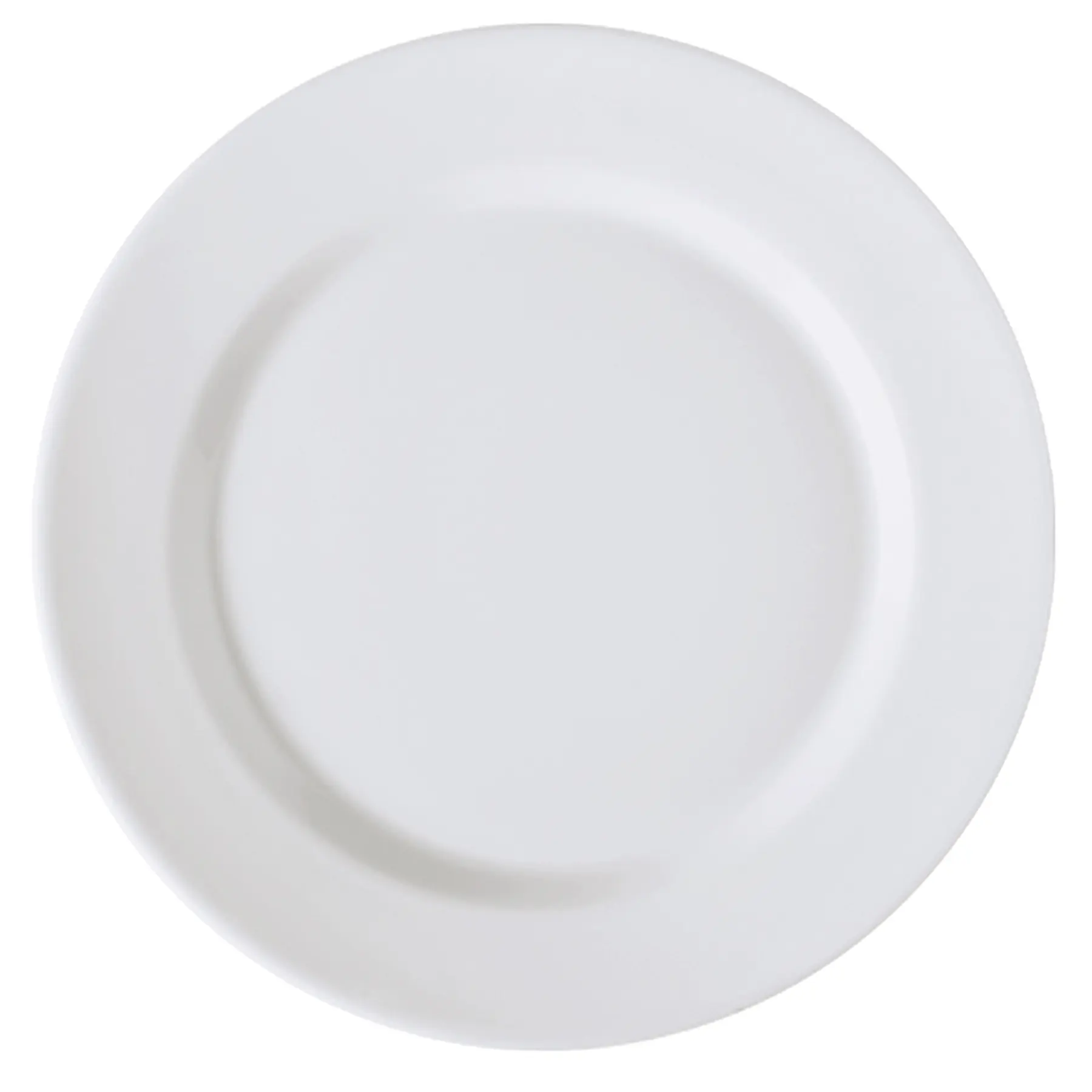 GET PA1101922524 Corona Elegance Bright White Porcelain 10" dia. Plate ...