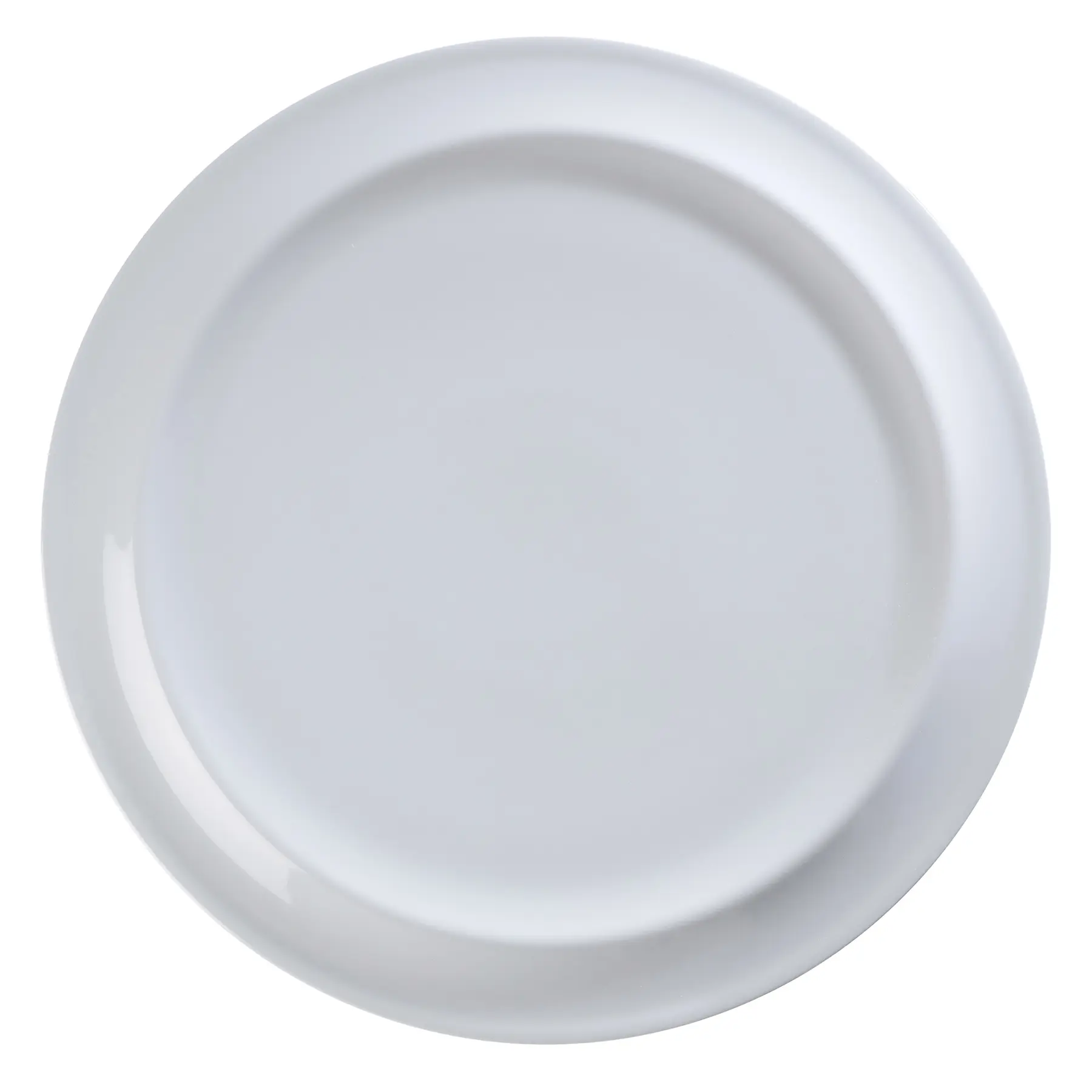 GET PA1101983112 Corona Gotas Bright White Porcelain 12.8" dia. Plate ...