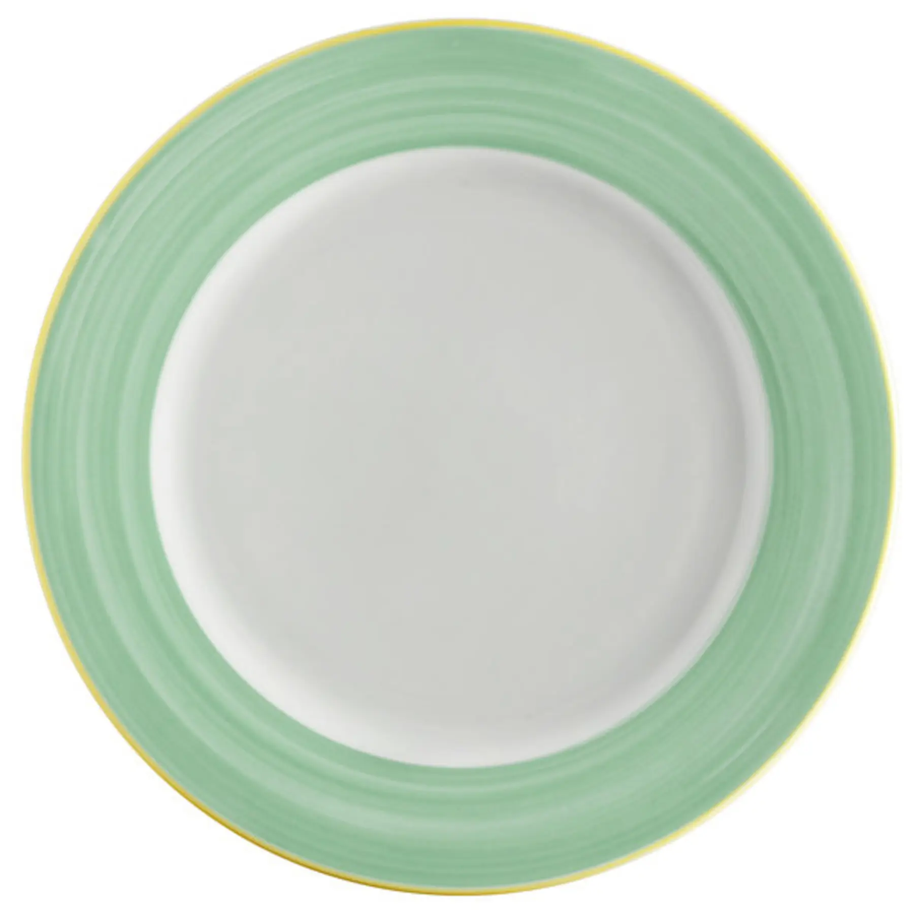 GET PA1603902912 Corona Calypso Green Porcelain 12.25" dia. Rolled Edge ...