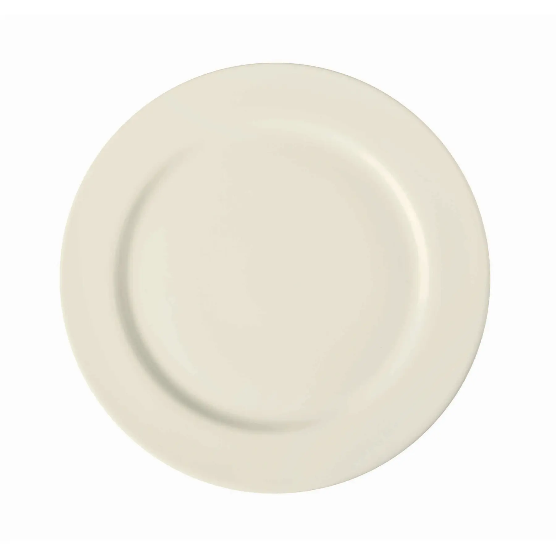 GET PP1100701524 Corona Americana Off White Porcelain 7" dia. Plate - 2 Doz