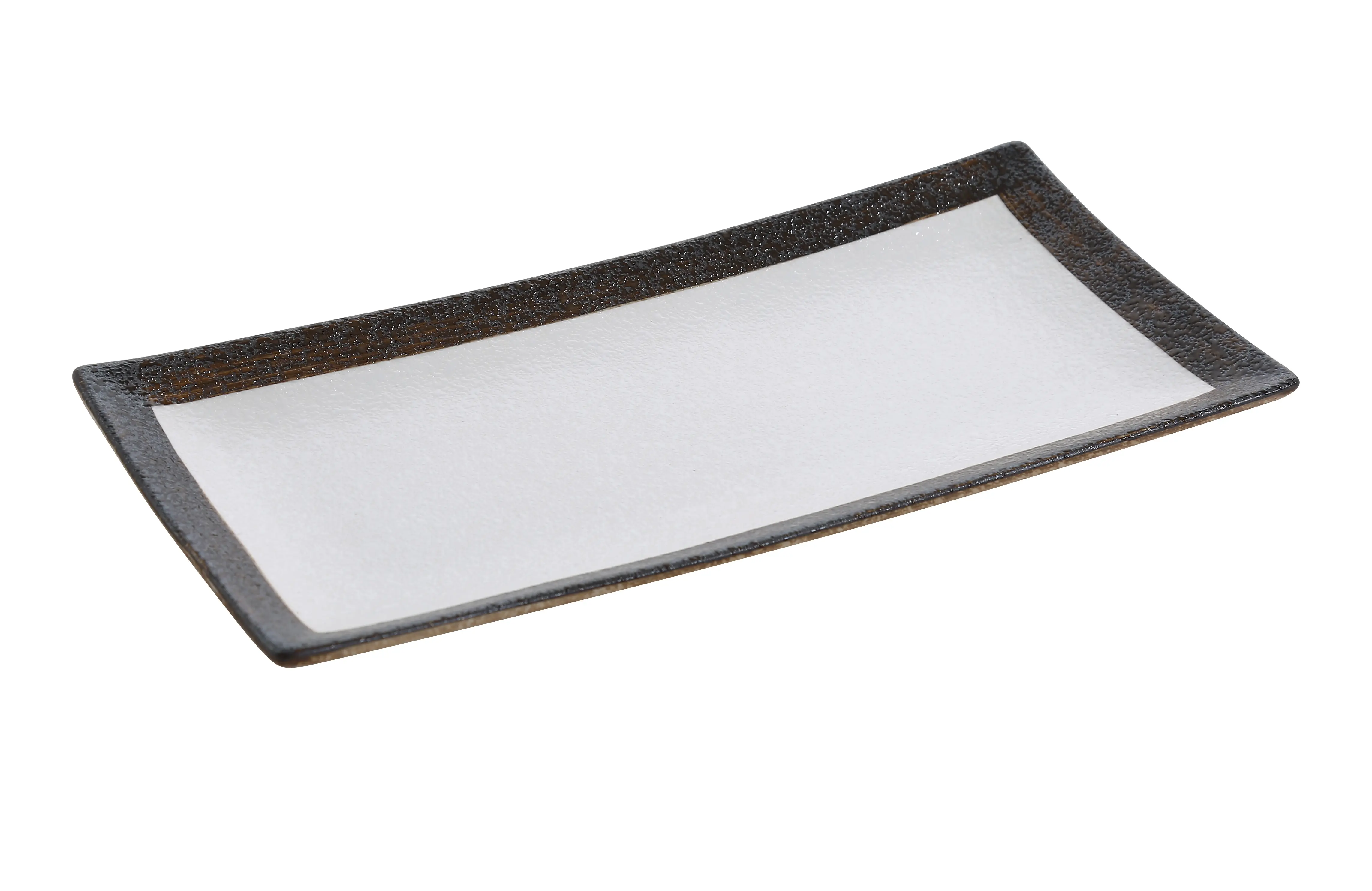 Yanco China RO-2112 Rockeye Porcelain 11.5" x 5.5" Rectangular Plate ...