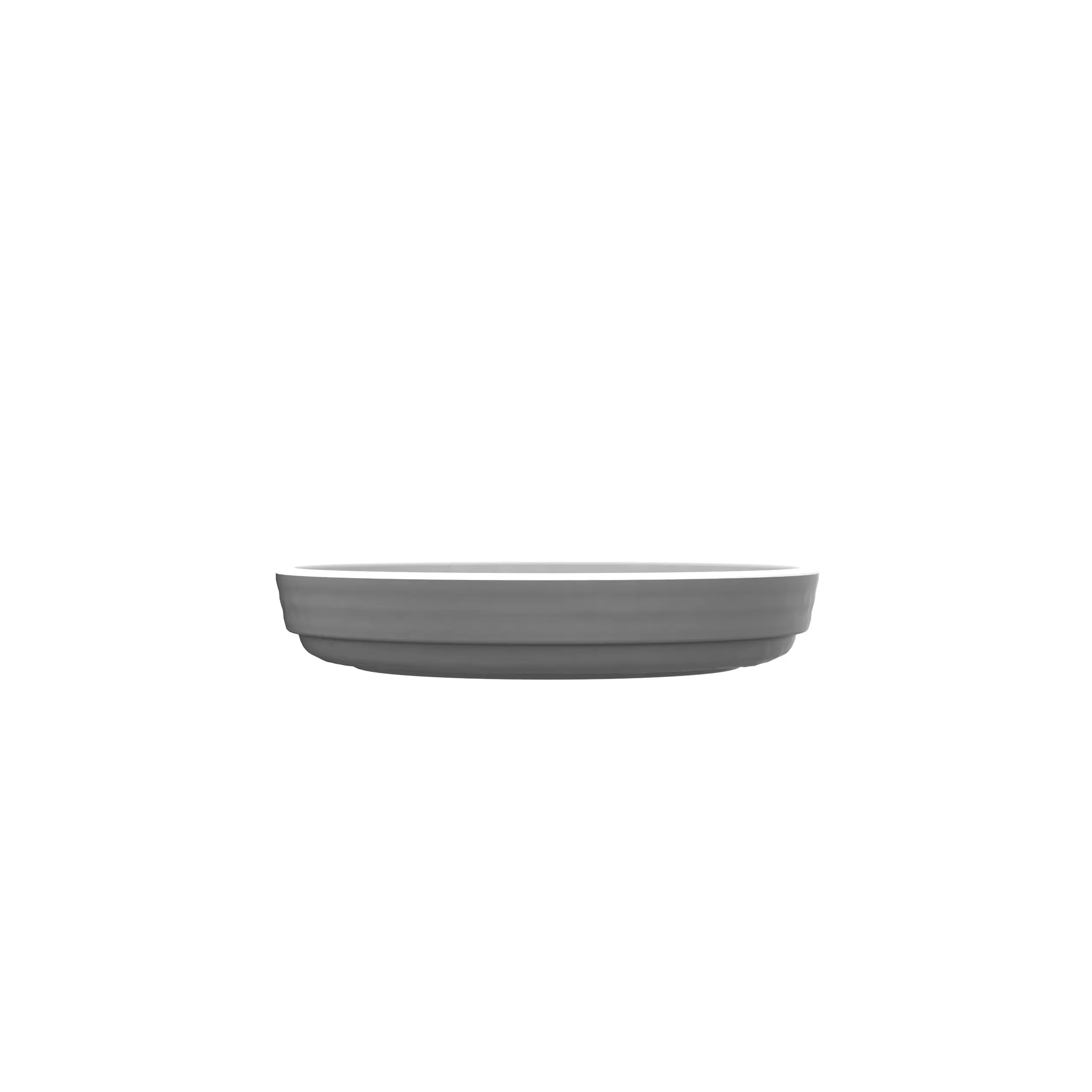 GET RP-2-5-WM/GRM Roca Balance White Melamine 5" dia. Dinner Plate - 4 Doz