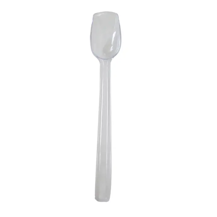 Thunder Group PLBS010CL 3/4 oz Clear Polycarbonate Solid Buffet Spoon ...