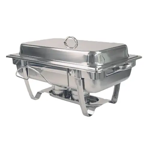 Thunder Group SLRCF0833BT 8 Qt Stainless Steel Stackable Chafer w/ Lift ...