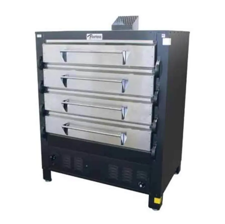 Peerless Ovens 2324B-S Gas Bake Roast Oven with Four Decks Stainless ...
