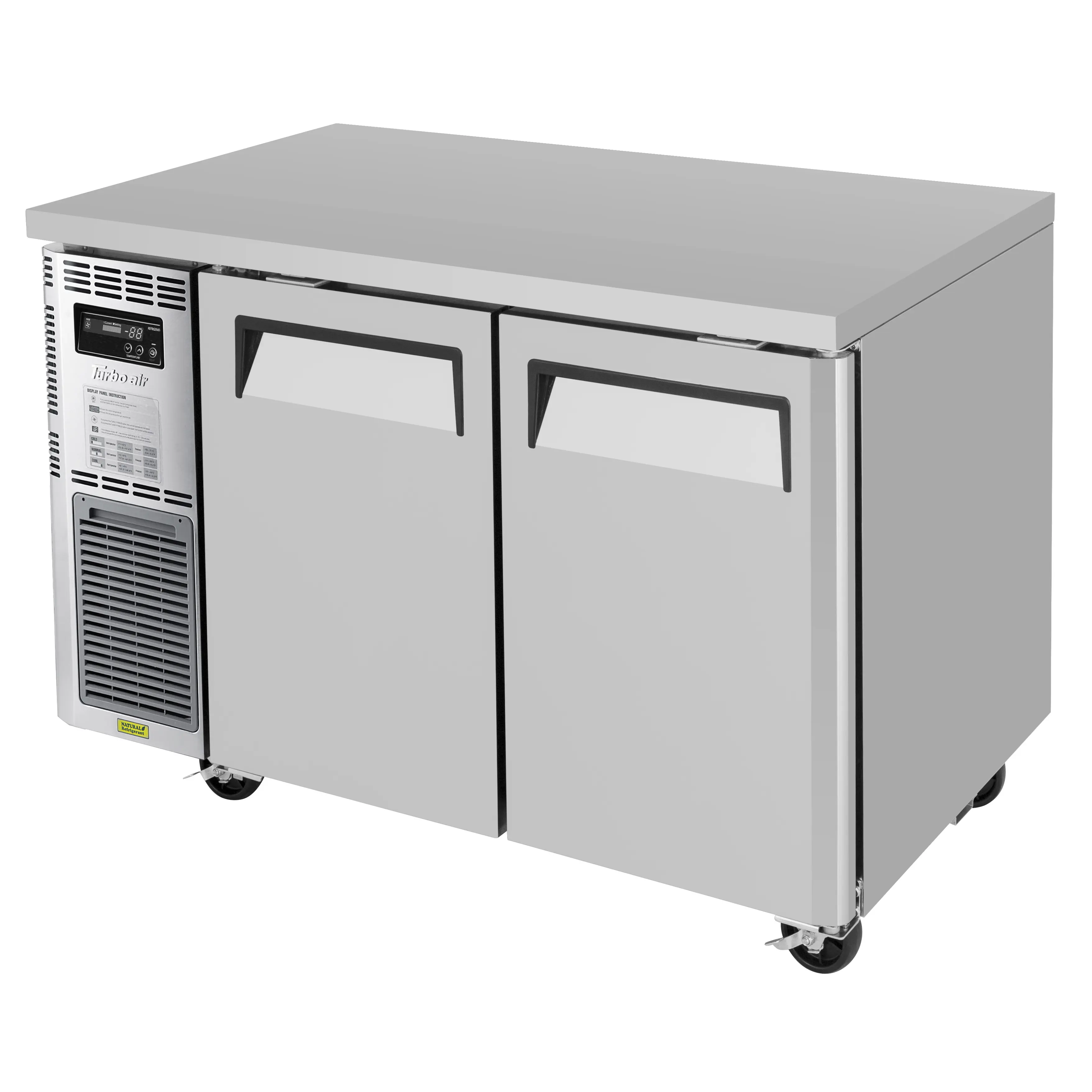 Turbo Air JUR-48-N6 48in Side Mount Undercounter Refrigerator with 2 ...