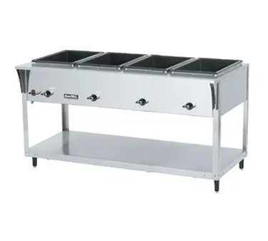 Vollrath 38204 ServeWell 4 Well S/s Hot Food Steam Table Electric 1920 Watt