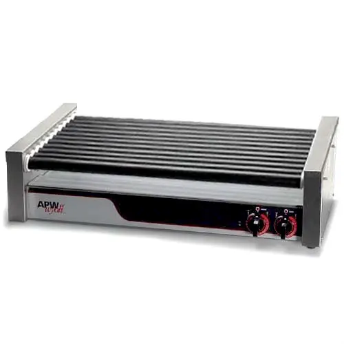 APW Wyott HRS-50 X*PERT Flat Roller Grill Tru-Turn Cooks 850 Hot Dogs ...