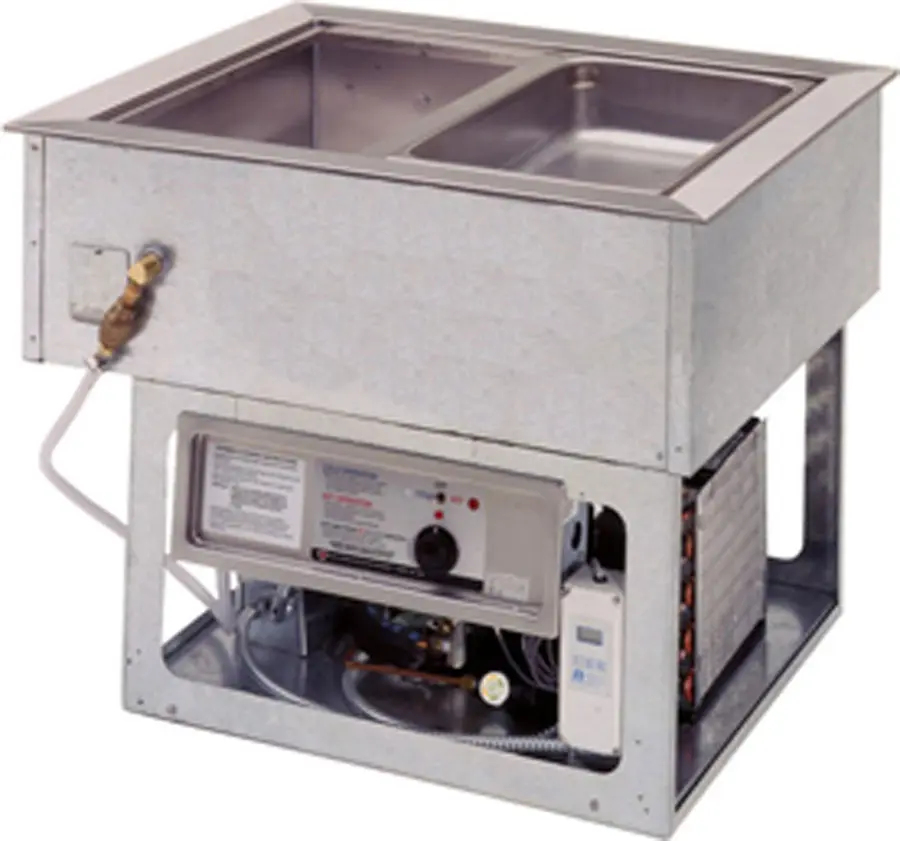 Wells HRCP-7200 Built-In Dual - 12" x 20" Bay Hot & Cold Counter Food Well