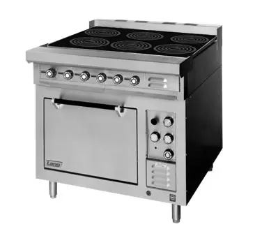 Lang RI36S-ATE 36" (6) Burner Induction Top Range w/ Standard Oven Base
