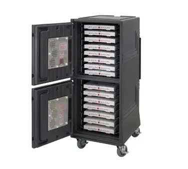 Cambro CMBPH* Combo Cart Plus Heated Transport Cart 1-1/4" Wide Casters ...