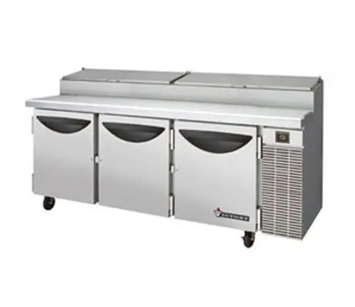 Victory Refrigeration VPT-88 88" Stainless Refrigerated Pizza Prep ...