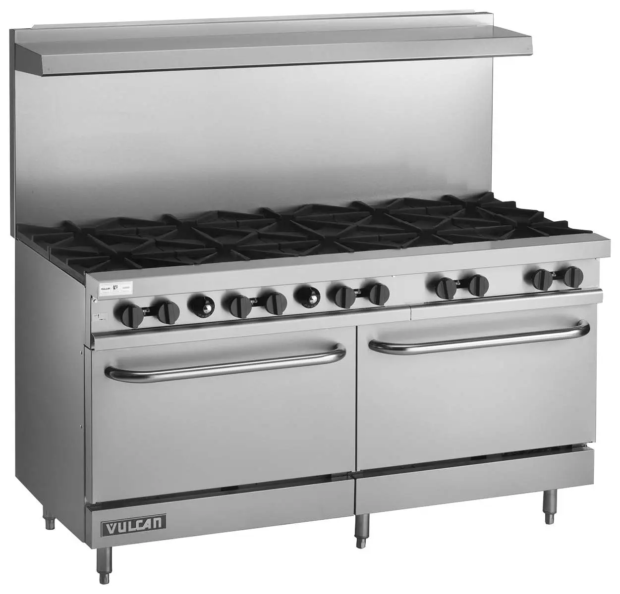 Vulcan V60 V-Series 60" 10 Burner Range w/ 2 Standard Ovens | SUB