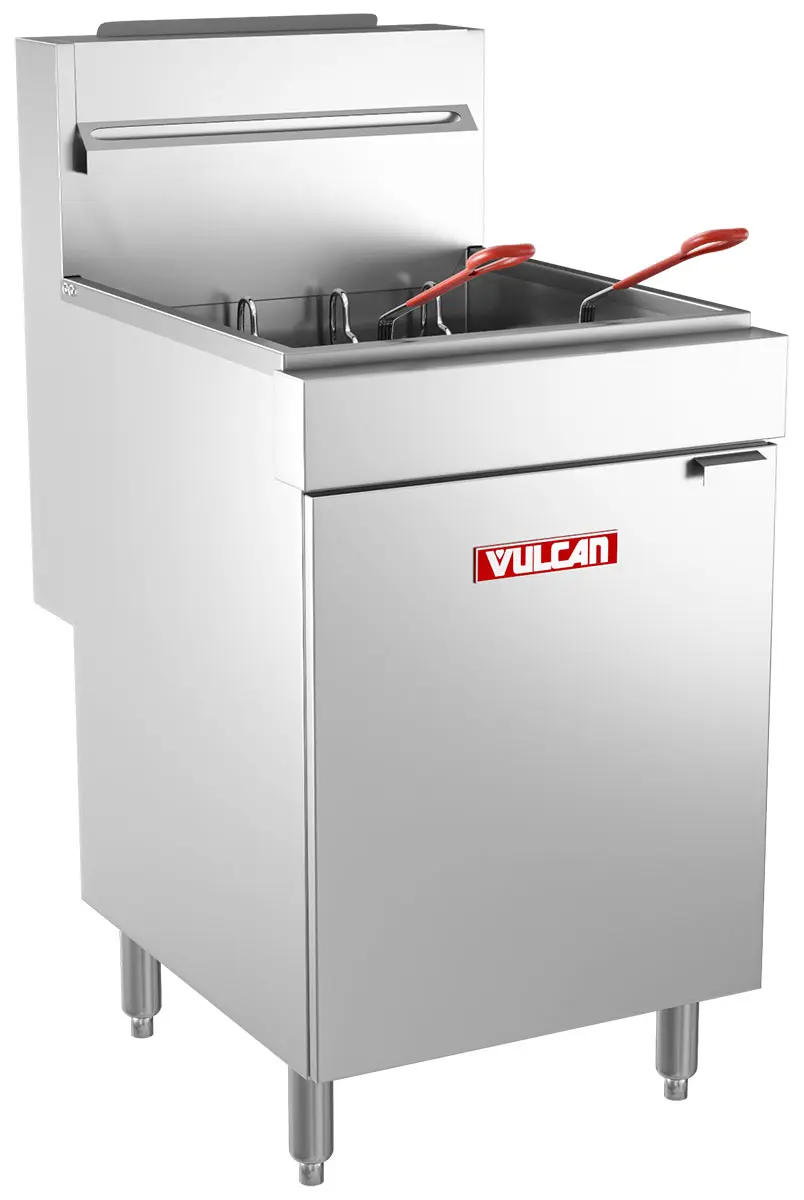 Vulcan LG500 65-70 lb. Freestanding Gas Fryer w/ Millivolt Controls
