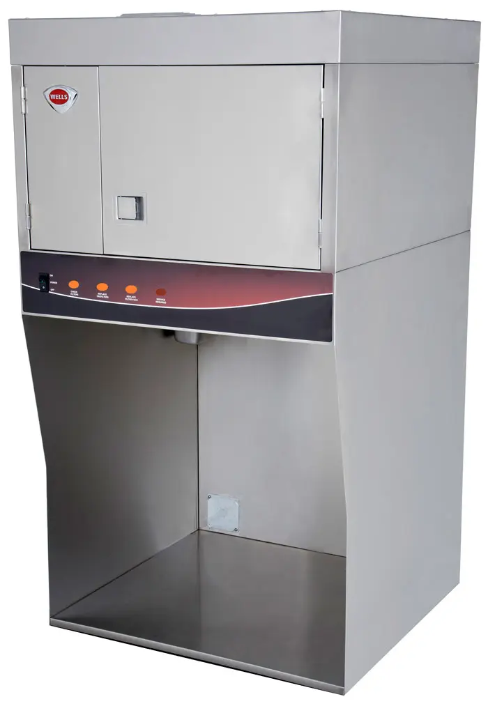 Wells WVU-31CT Universal Countertop Ventless Exhaust Hood - Stainless Steel