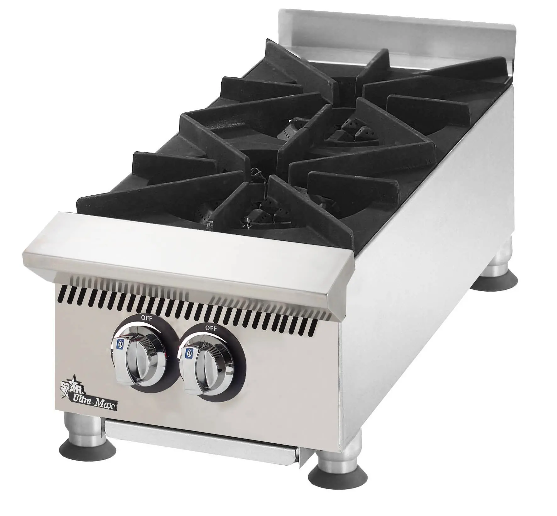 Star 802HA Ultra-Max 2 Burner 60kBTU Countertop Gas Hot Plate | SKU:158786