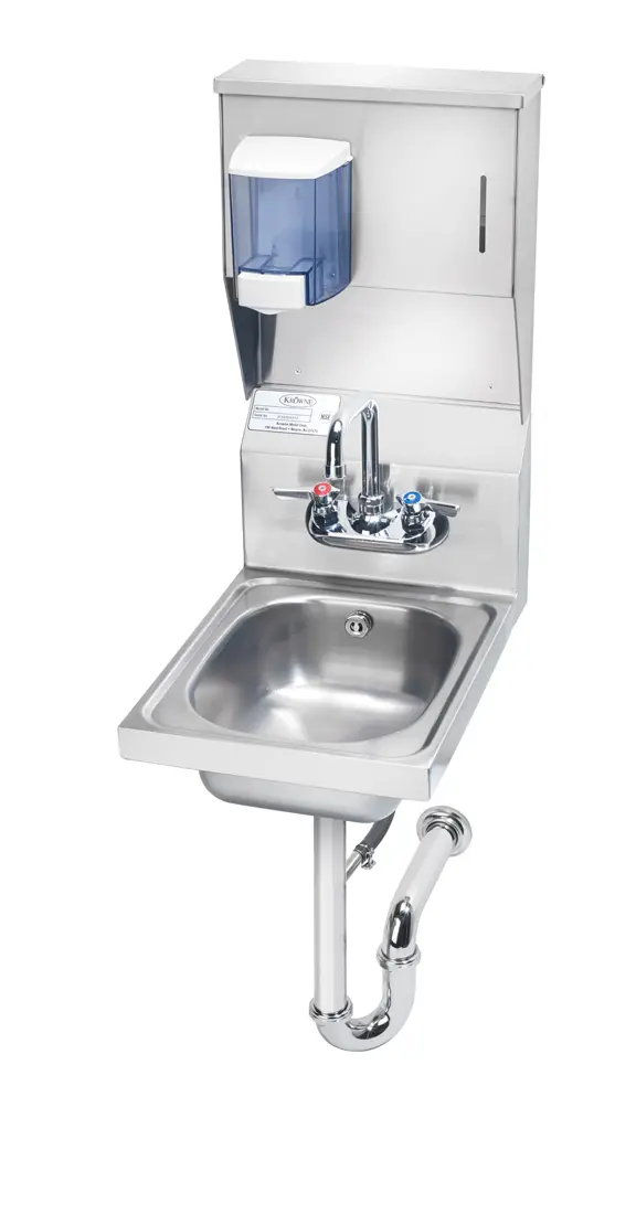 Krowne HS-31 12"W Walll Mount Hand Sink w/ Swing Faucet