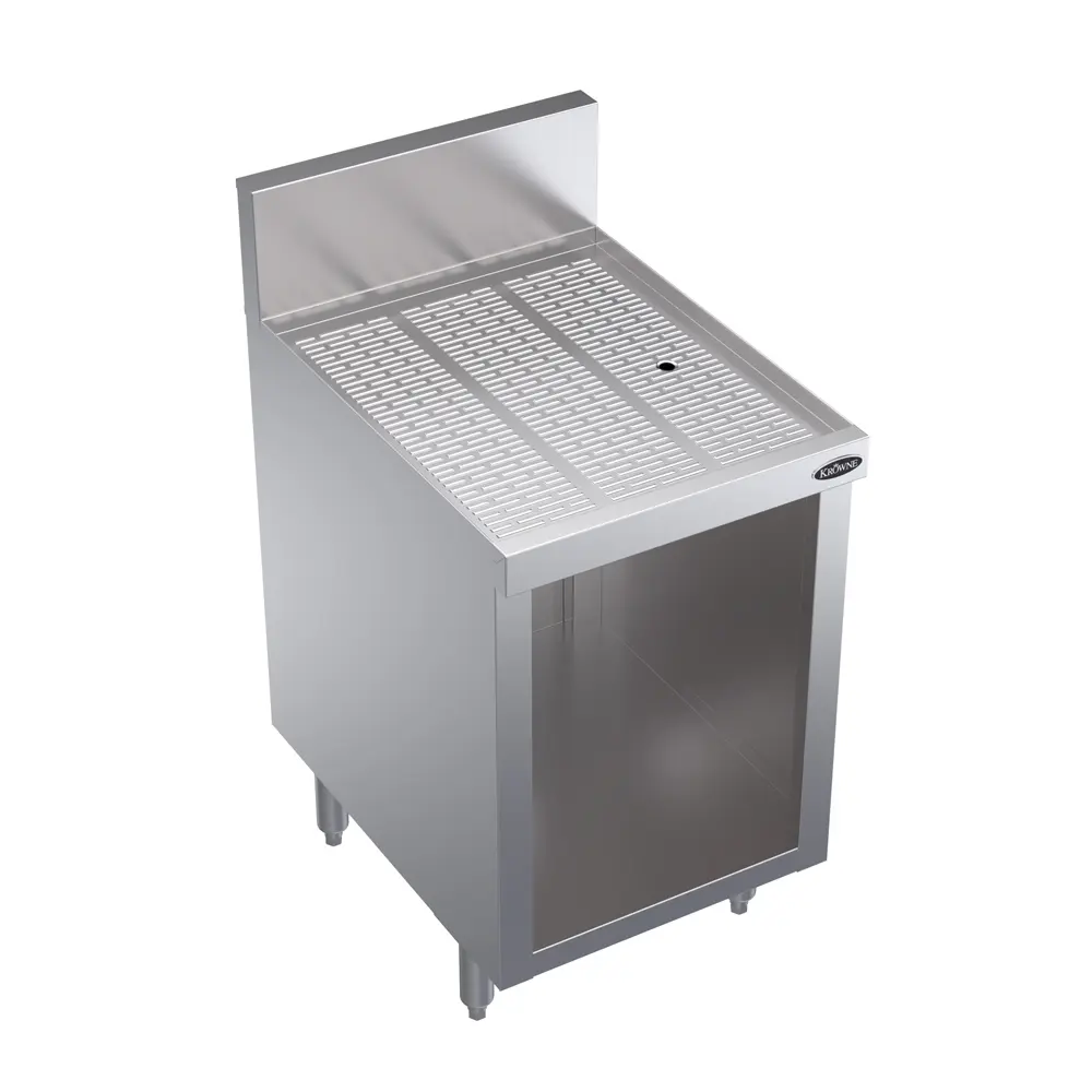 Krowne KR24-S18 Royal 1800 Series 18"W Underbar Workboard w/ Storage ...