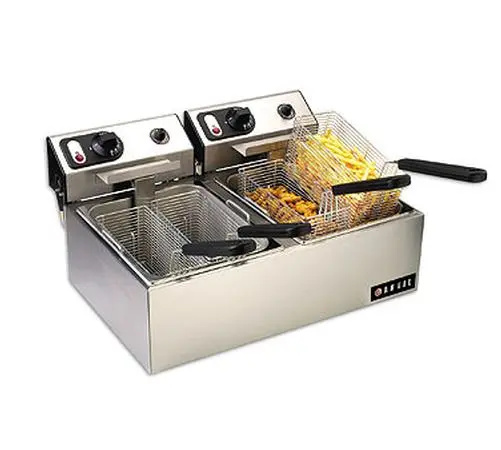 Anvil America FFA8020 Double Counter Top Electric Fryer 220V W/ Two ...