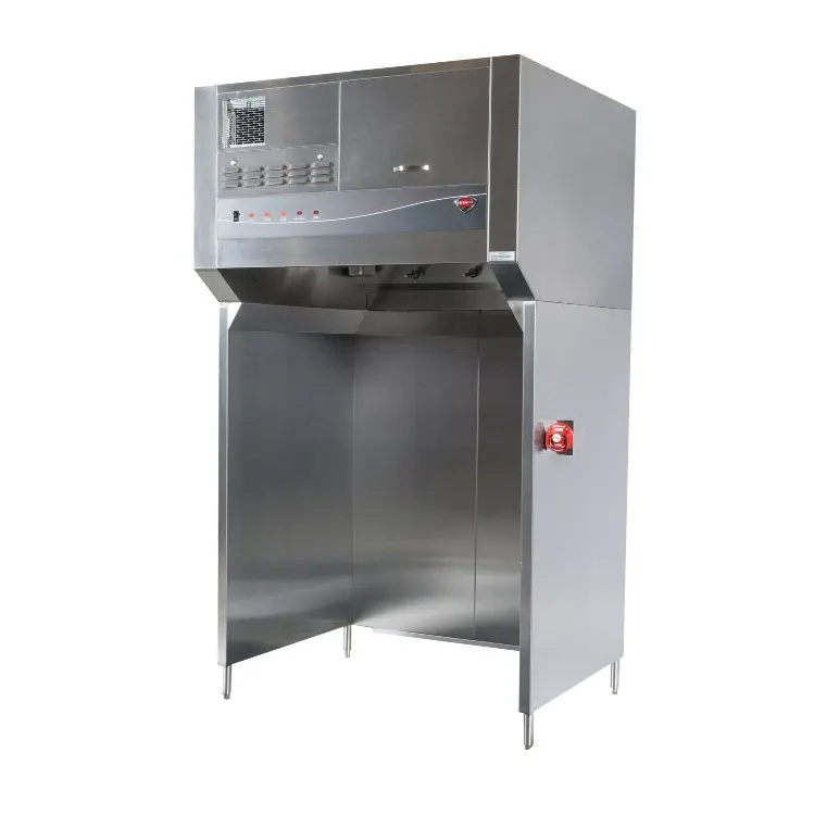 Wells WV-48FB Universal Stainless Steel Ventless Hood w/ 48" Cooking Area