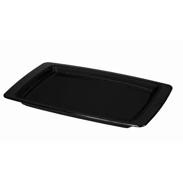 Thunder Group WDSP1107 Rectangular Black Bakelite Platter Underliner ...