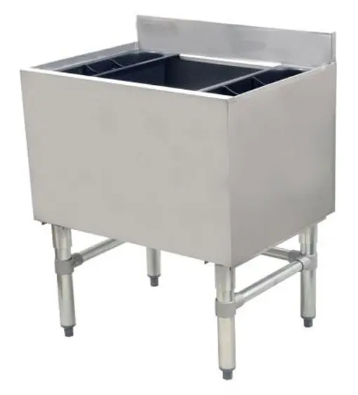 Falcon Food Service IBC-3618 36" X 18" Stainless Steel Underbar Ice Bin ...