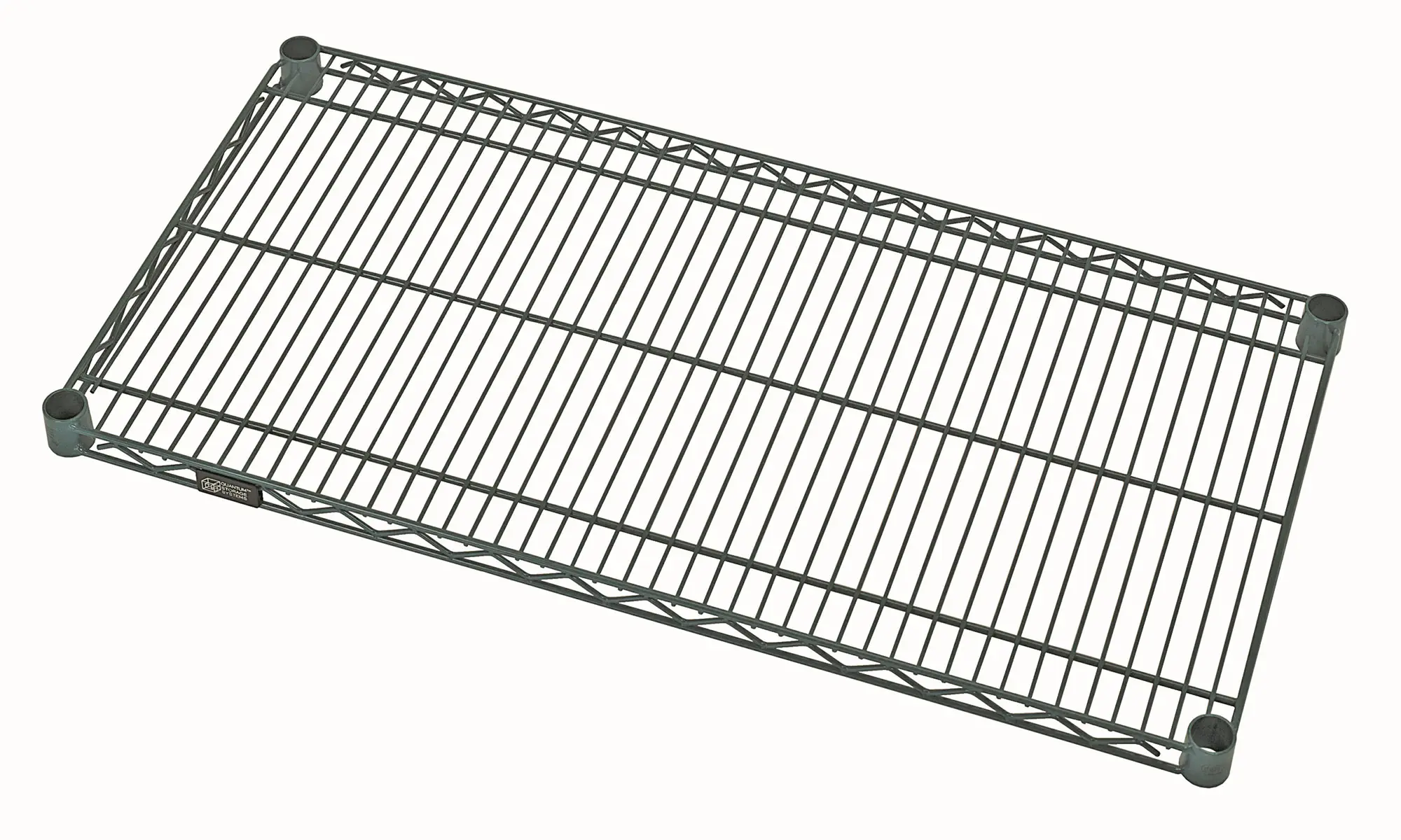 Quantum Food Service 2460P 60x24 Green Epoxy Wire Shelf