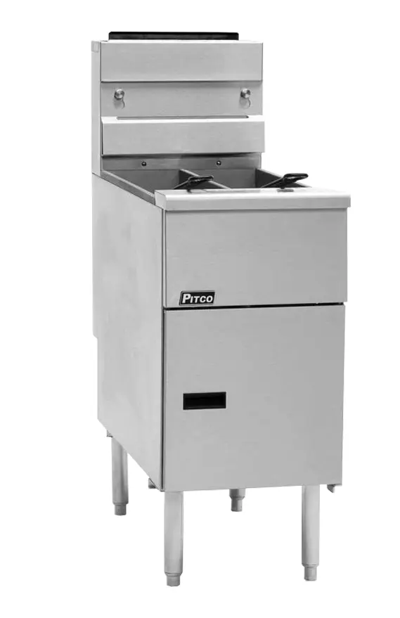Pitco SG14T-S Solstice (2) x 25lb Split Pot 100kbtu Gas Fryer