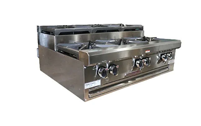 Southbend HDO-24SU 24" Countertop Step Up Gas Hotplate w (4) 33,000 BTU ...